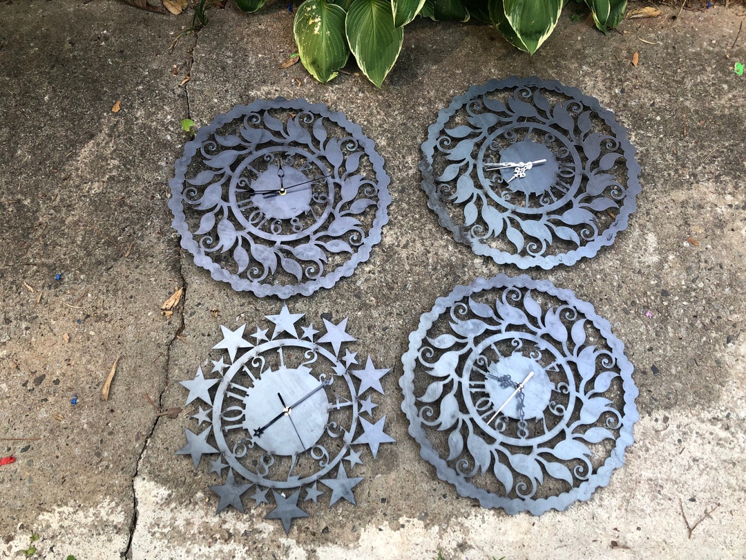 Steel Clocks - Etsy