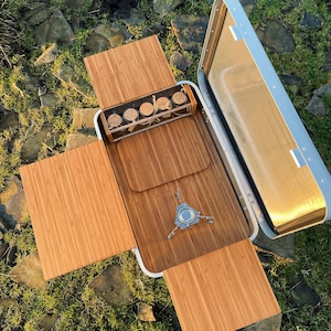 Portable Chuck Box Camping Kitchen (with Gas Stove) - Etsy
