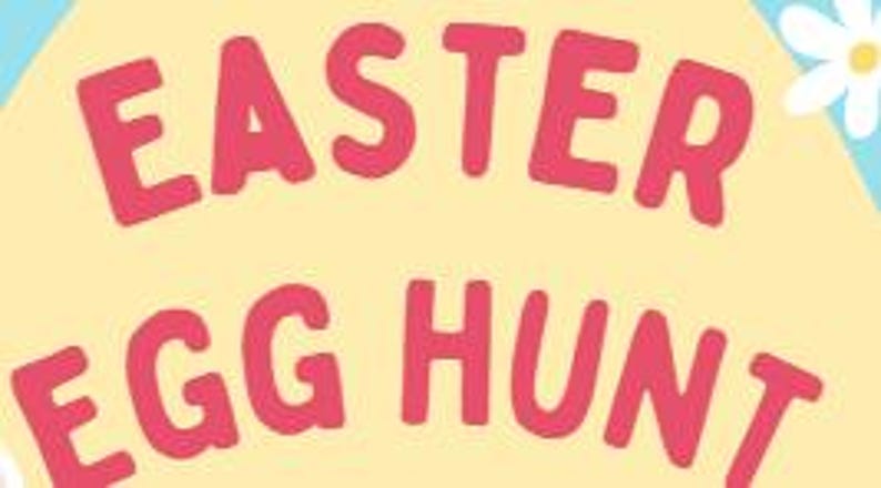 Editable Easter Egg Hunt Flyer Template, Printable Easter Egg Hunt ...