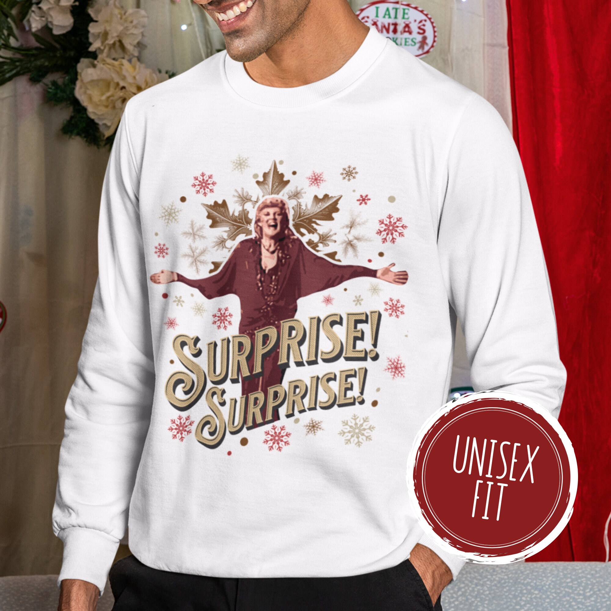 Surprise Surprise Lady Sweatshirt, Tiktok Funny Viral Meme Shirt ...