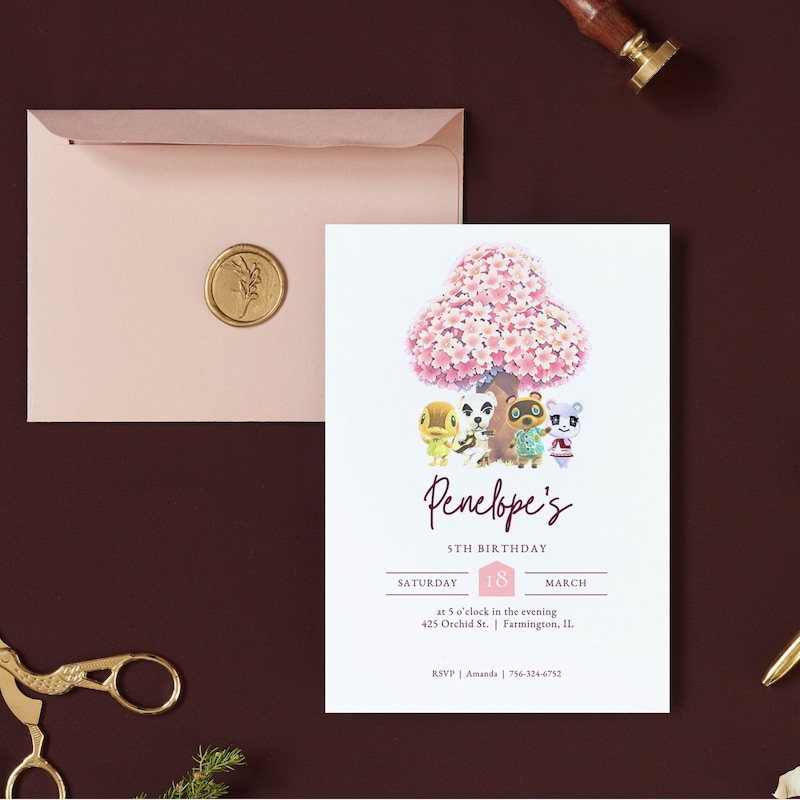 Nintendo Switch Invitation - Etsy
