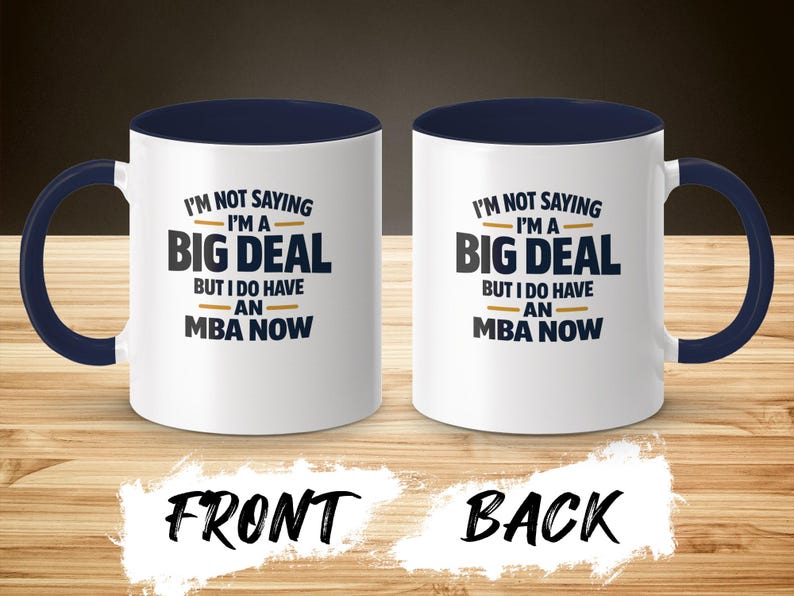 Ceramic Mug MBA Graduation Coffee Cup Business School Gift for Graduate ...