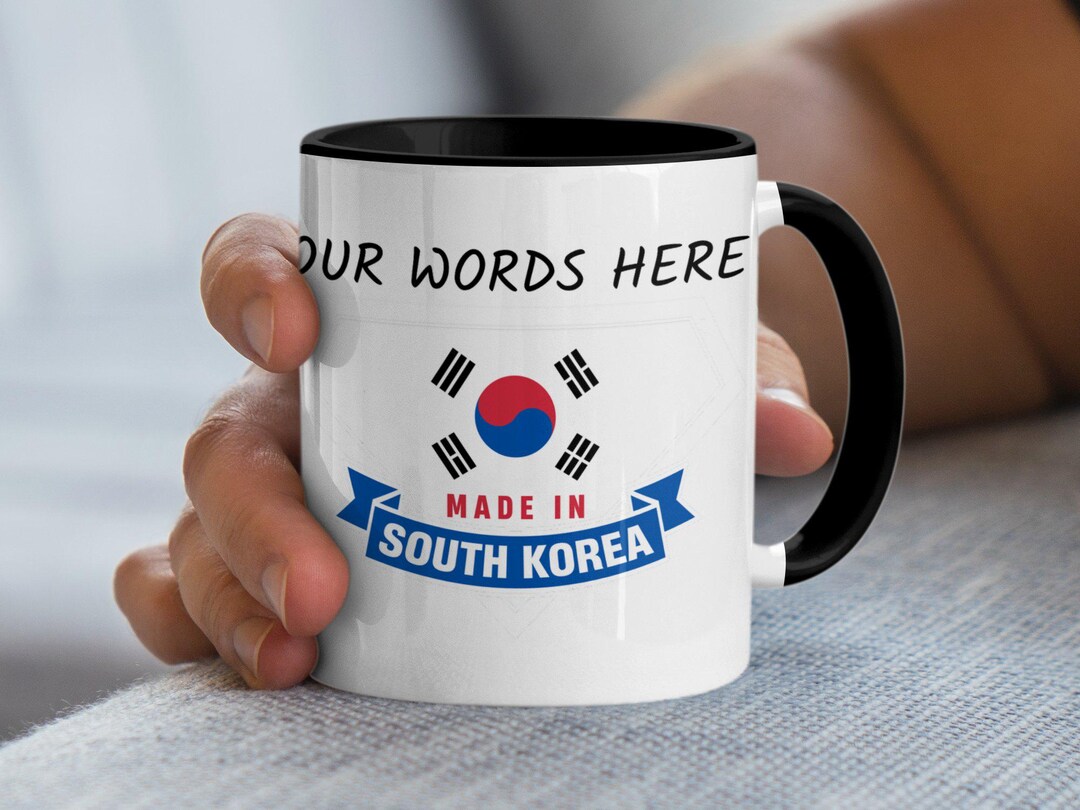 Made in South Korea Mug, South Korea Themed Coffee Mug, Korean Pride ...