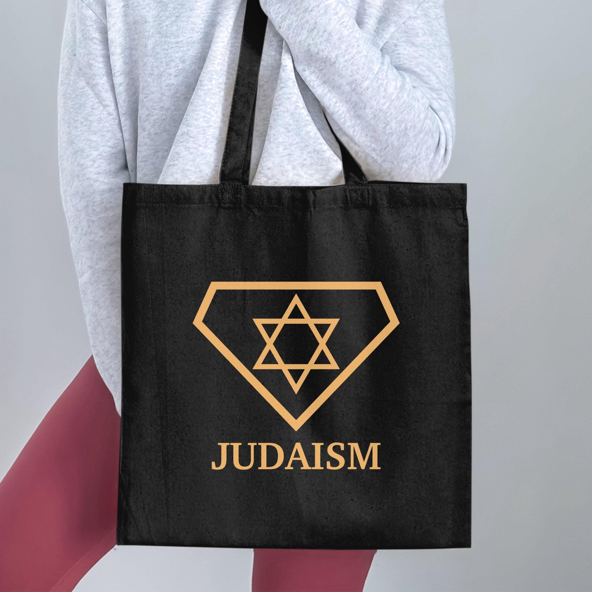 Judaism Star of David Tote Bag, Jewish Pride Tote, Religious Tote Bag ...