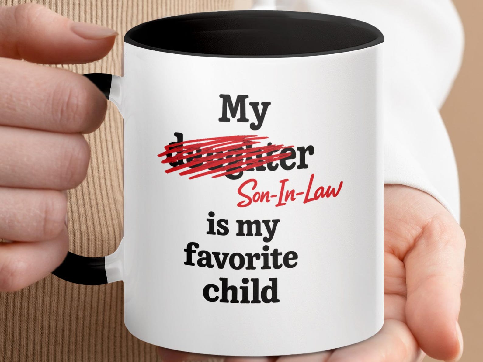 Coffee Mug My Son-in-law Favorite Child Funny Parent Humor - Etsy