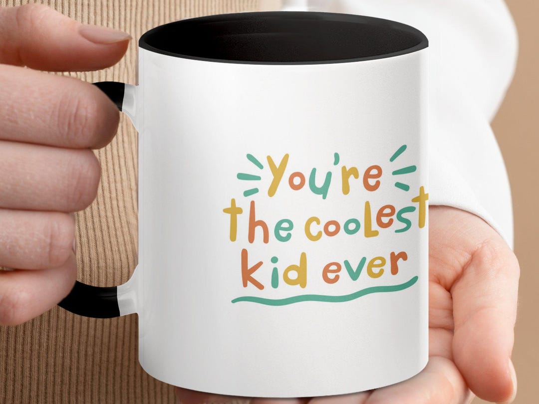 Coolest Kid Ever Mug, Cute Kids Coffee Cup, Fun Gift for Children ...