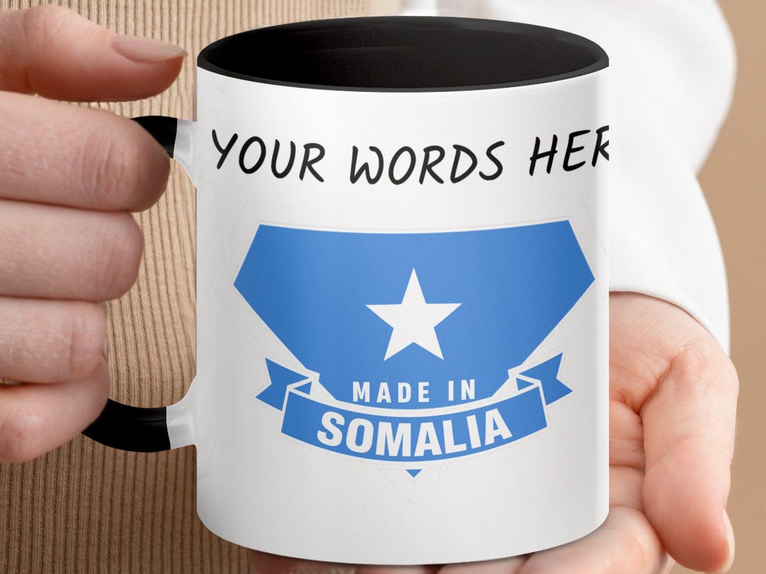 Personalized Mug With Made in Somalia Design, Custom Coffee Mug Gift ...