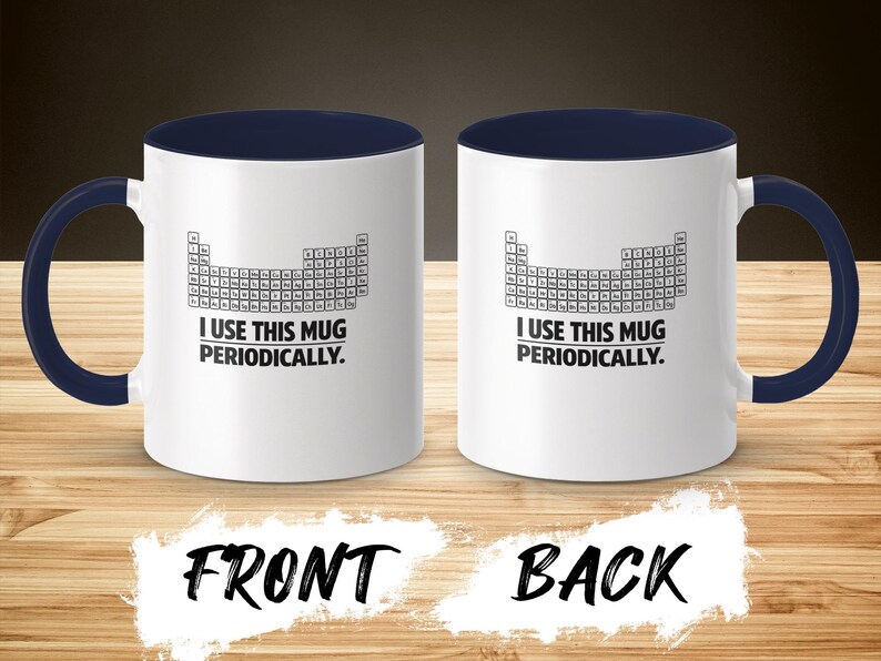Periodic Table Mug, Science Pun Coffee Cup, Chemist Gift, Funny Science ...