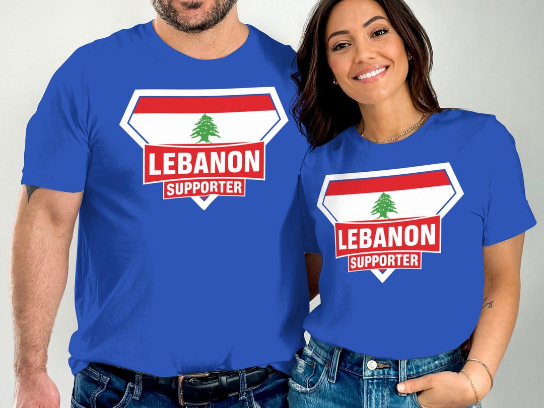 Lebanon Supporter T Shirt Lebanon Flag Tee, Lebanese Pride, Lebanon T-shirt for Men and Women ...