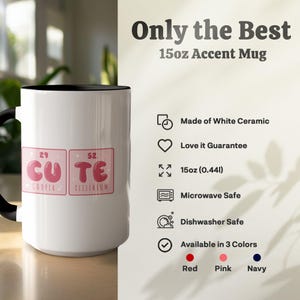 Cute Periodic Table Mug, Funny Chemistry Mug, Cute Coffee Mug, Science ...