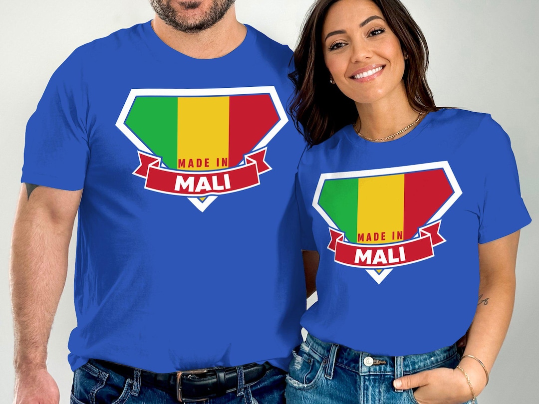 Made in Mali T-shirt, Mali Flag T-shirt, Souvenir T-shirt, Gift for ...