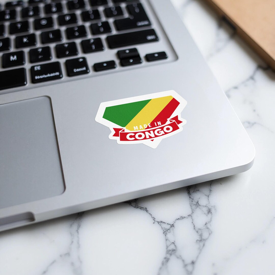 Congo Pride Sticker Vinyl Kiss Cut Sticker, Congo Flag Sticker Gift - Etsy