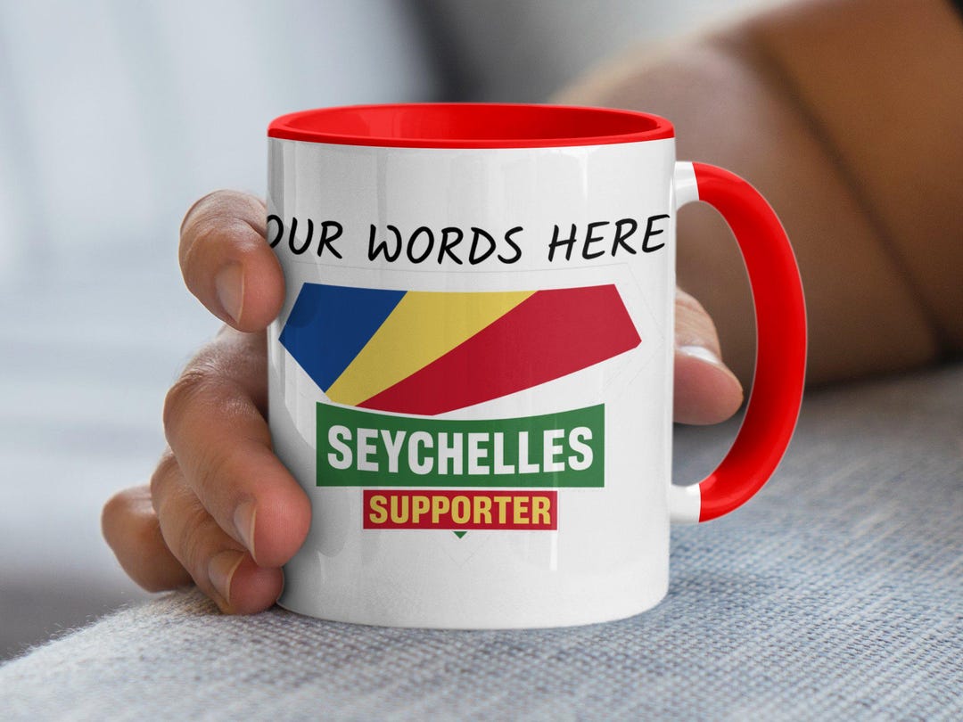 Seychelles Supporter Mug, Personalized Custom Mug, Seychelles Flag Mug ...