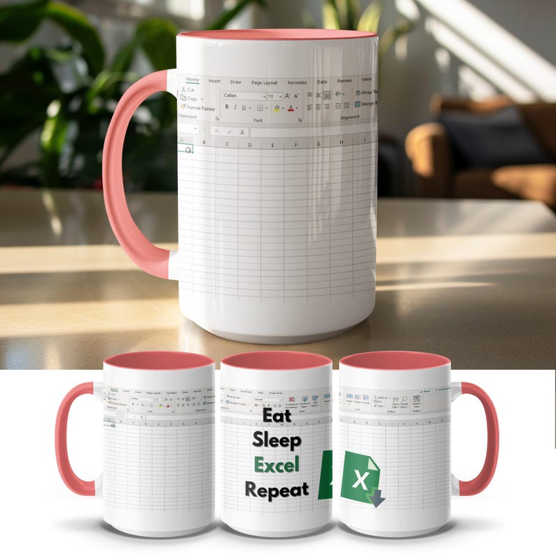 Funny Excel Mug: Spreadsheet Lover Gift - Etsy