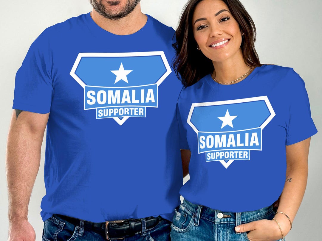Somalia Supporter T Shirt, Somali Pride Tee, Somali Flag T Shirt ...