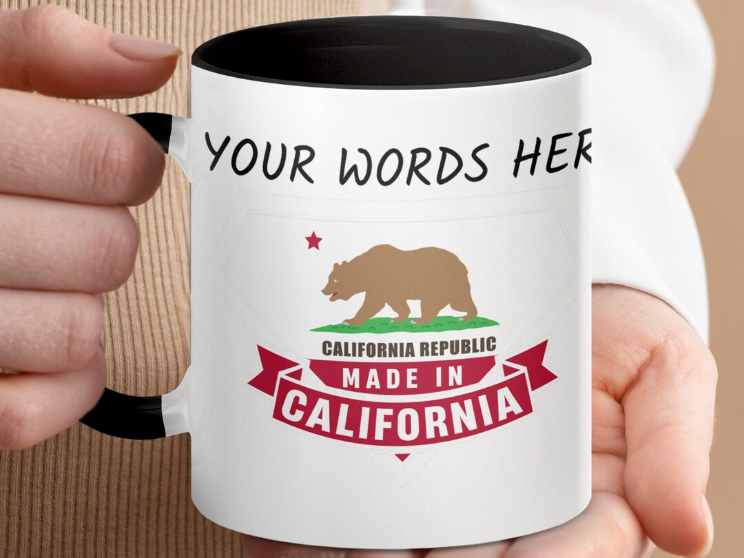 California Republic Mug, Made in California Mug, Personalized ...