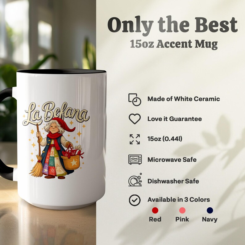 La Befana Mug, Italian Epiphany Witch Folklore Gift, Traditional ...