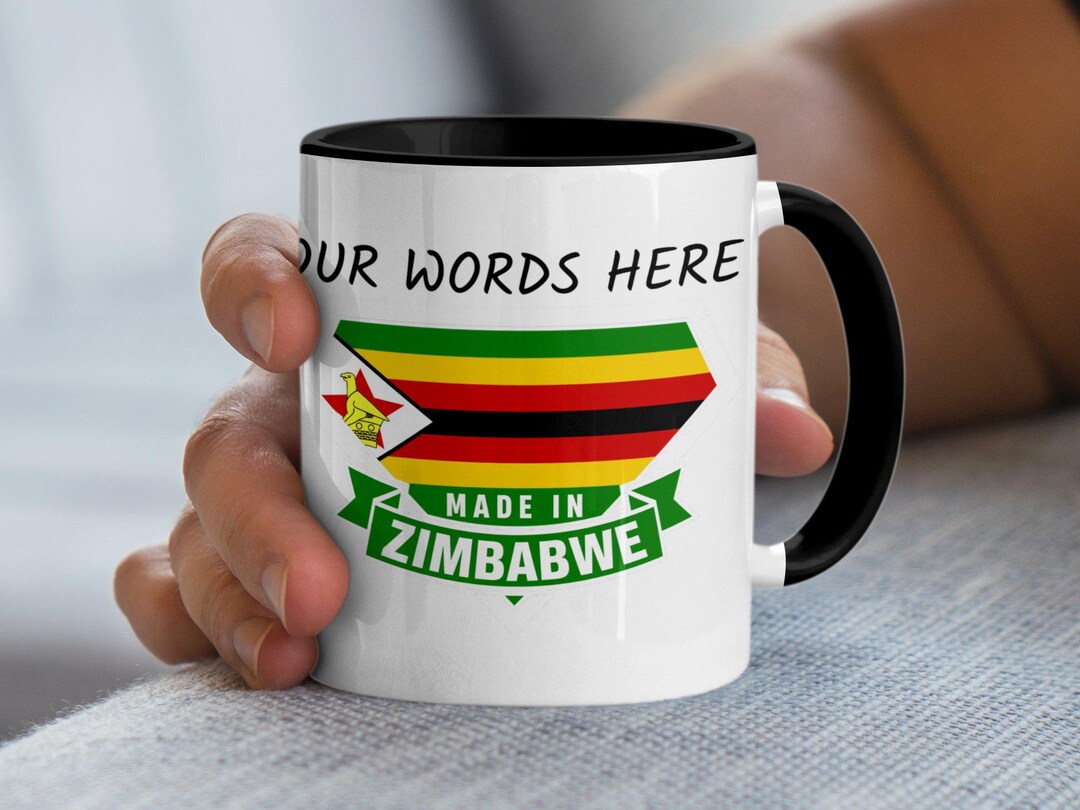 Made in Zimbabwe Mug Personalized Coffee Cup Gift for Zimbabwe Lovers ...