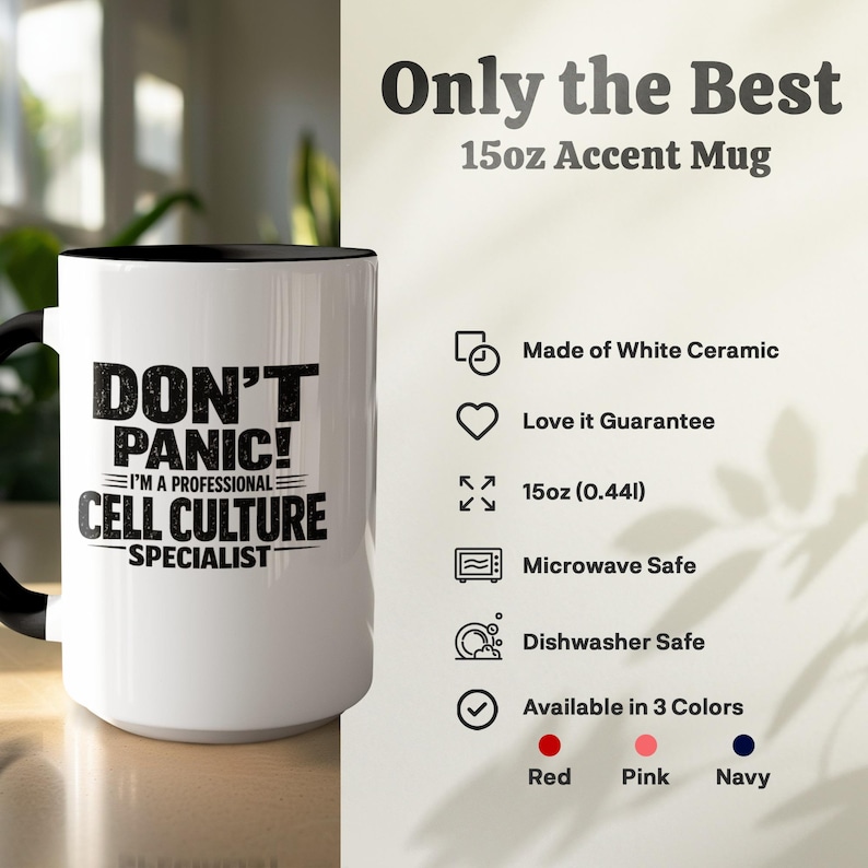 Ceramic Mug Cell Culture Specialist Professional Lab Science Gift Don't ...