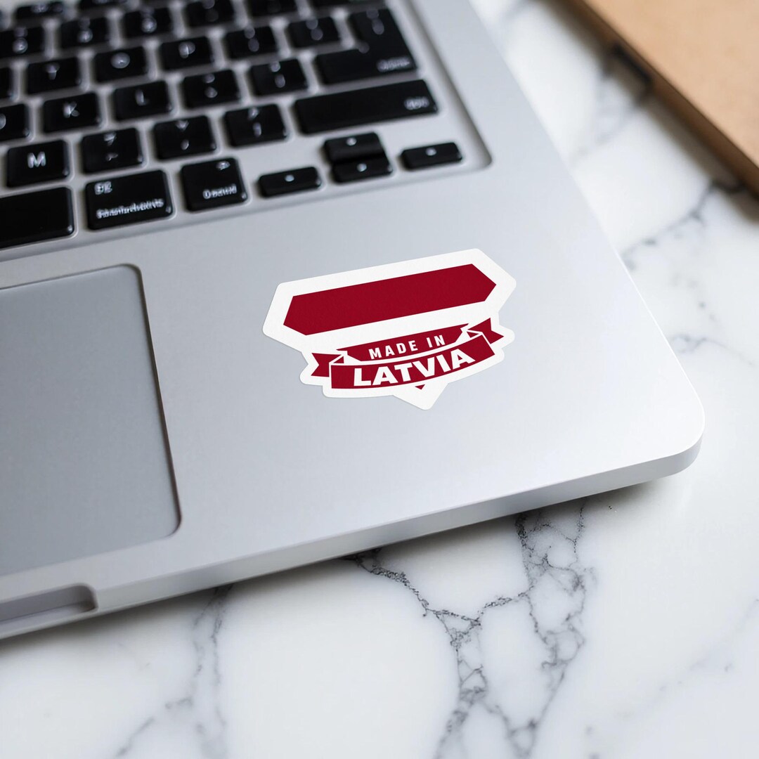Latvia Pride Sticker, Vinyl Kiss Cut Sticker, Latvian Flag Sticker ...