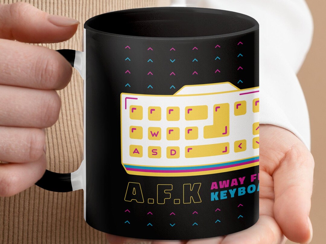 AFK Away From Keyboard Mug, Gaming Mug for Gamers, Funny Coffee Mug ...