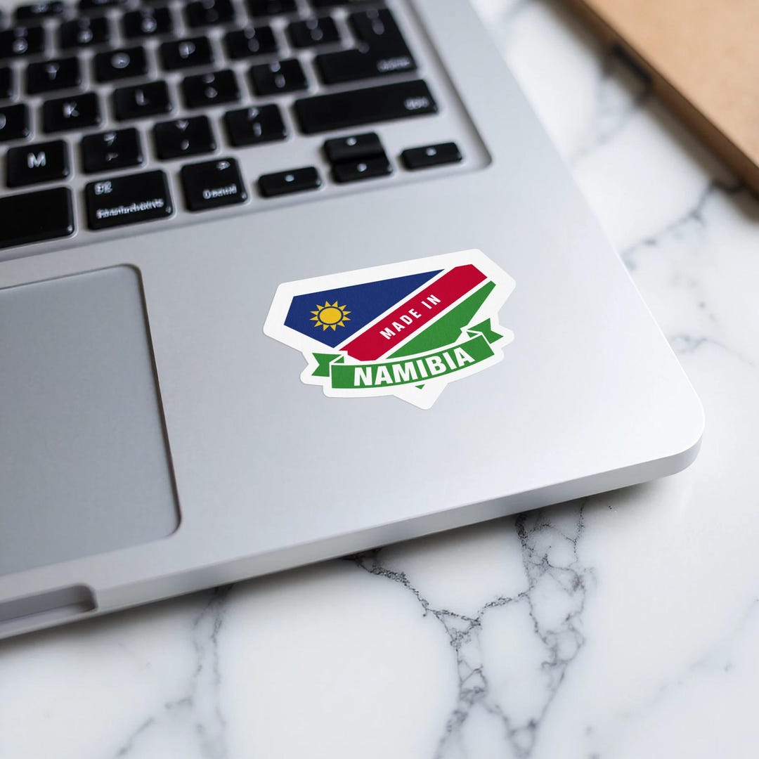 Namibia Pride Sticker, Vinyl Kiss Cut Sticker, Namibia Flag Sticker ...