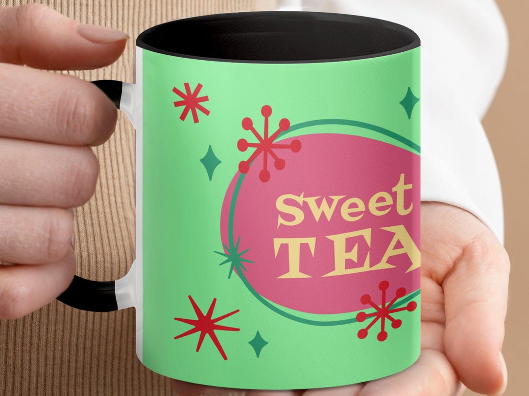 Sweet Tea Mug, Vintage Sweet Tea Mug, Retro Design Mug, Fun Tea Lover ...