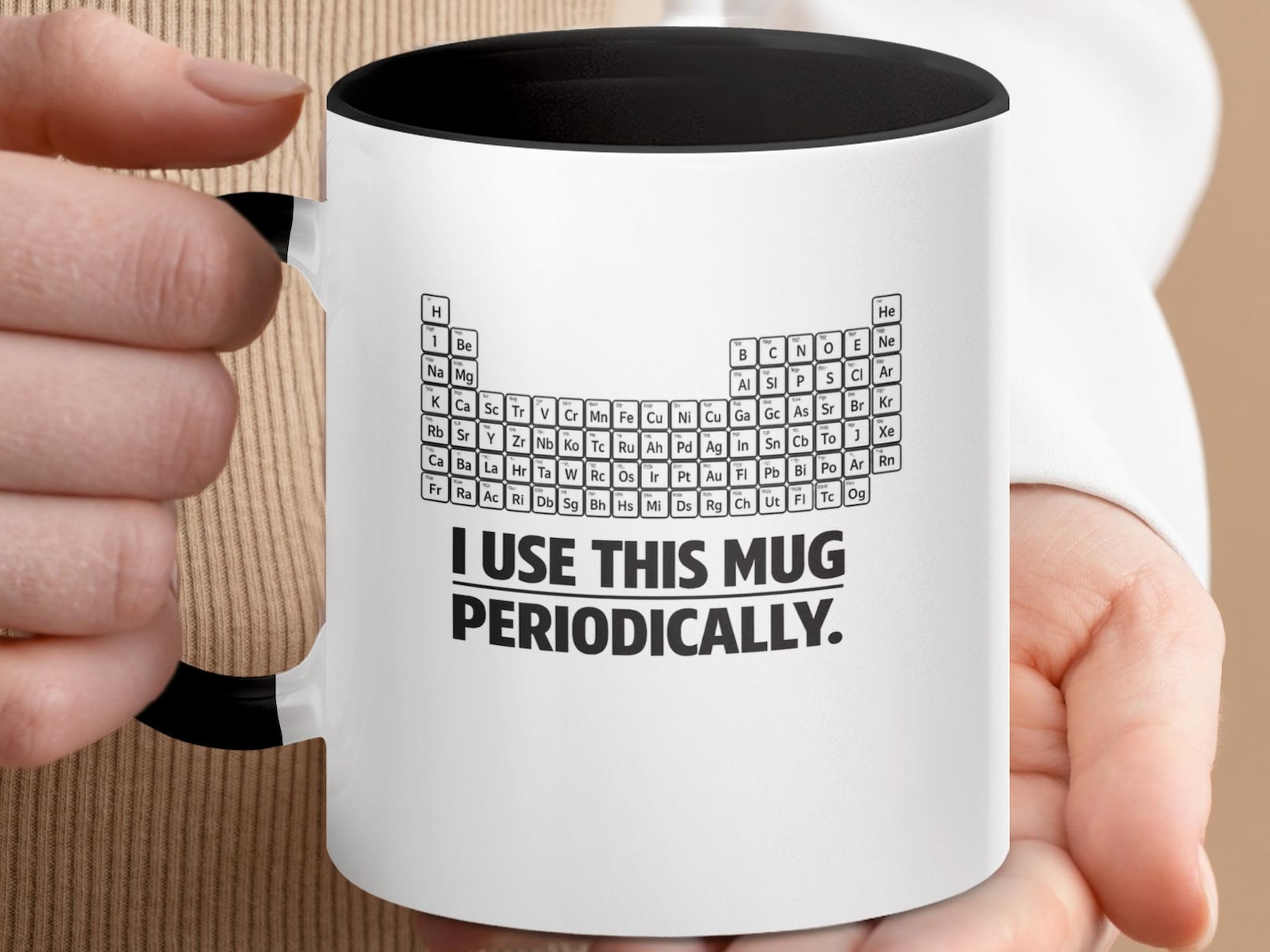Periodic Table Mug, Science Pun Coffee Cup, Chemist Gift, Funny Science ...