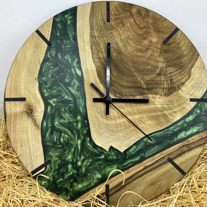 Walnut Wall Clock - Etsy
