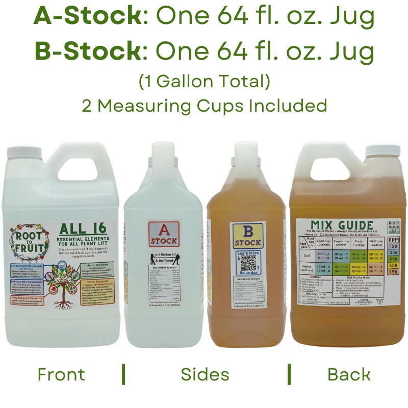 Root-to-fruit ALL 16; Plant Food for Gardening and Hydroponics. All 16 ...