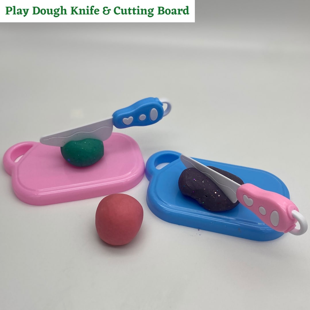 Play Dough Knife & Cutting Board - Etsy