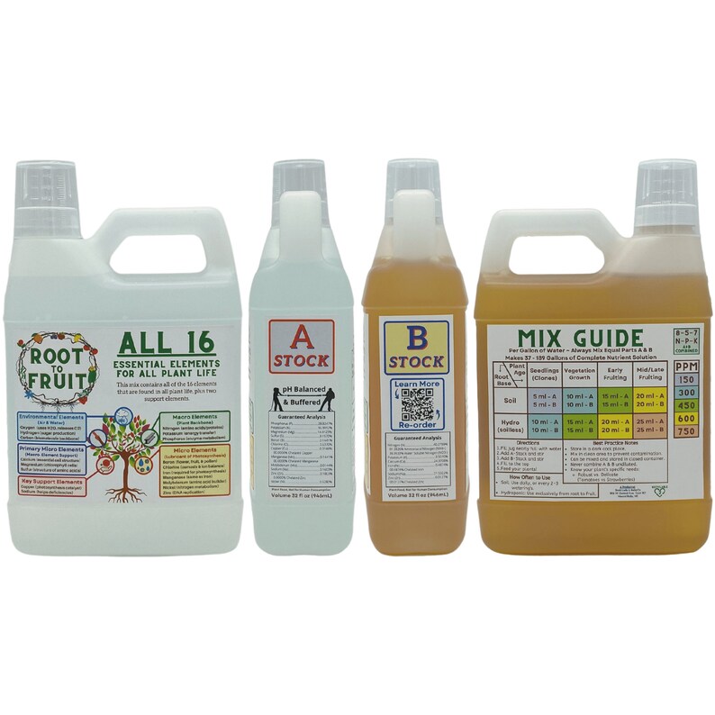 Root-to-fruit Plant Food (2 Pack - 32 Oz Bottles) - Etsy