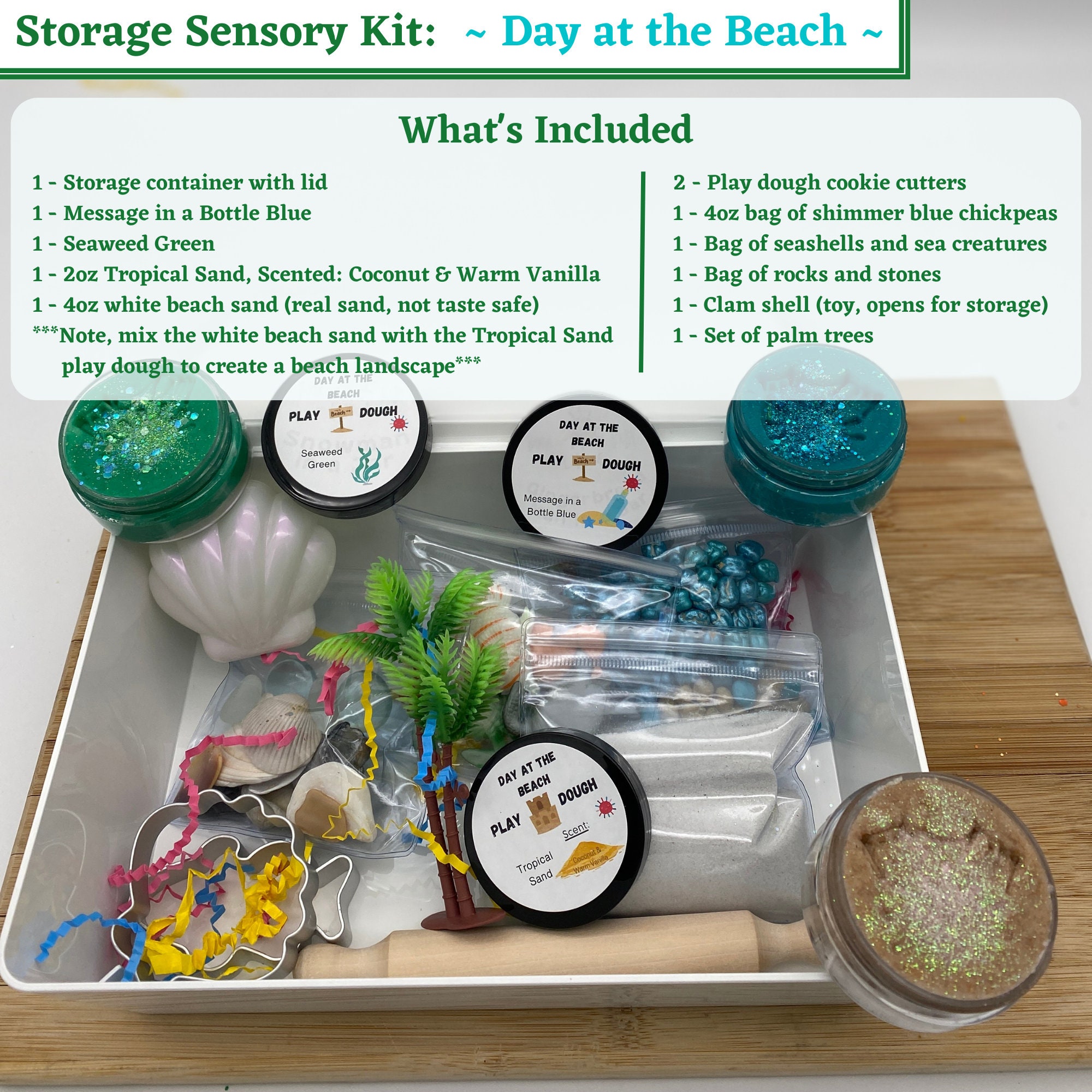 Day at the Beach - Sensory Play Kit - Etsy