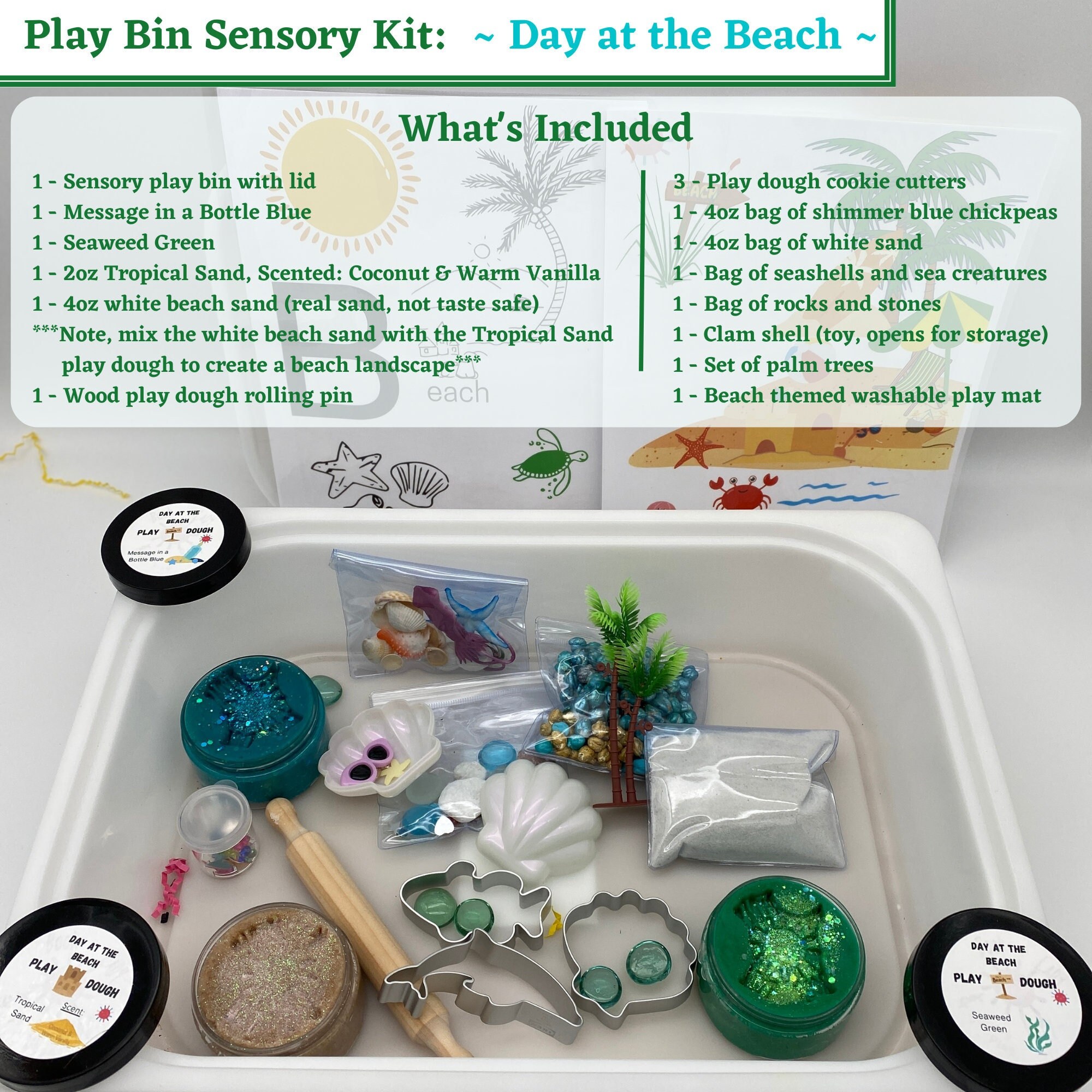 Day at the Beach - Sensory Play Kit - Etsy