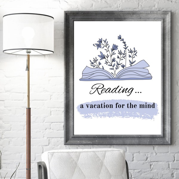 Bookish Wall Art - Etsy