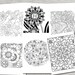 110 Flower Digital Coloring Pages Bundle for Adults and Children ...