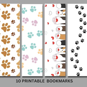 Printable Bookmarks, Printable Bookmarks for Kids, Gift for Booklover ...