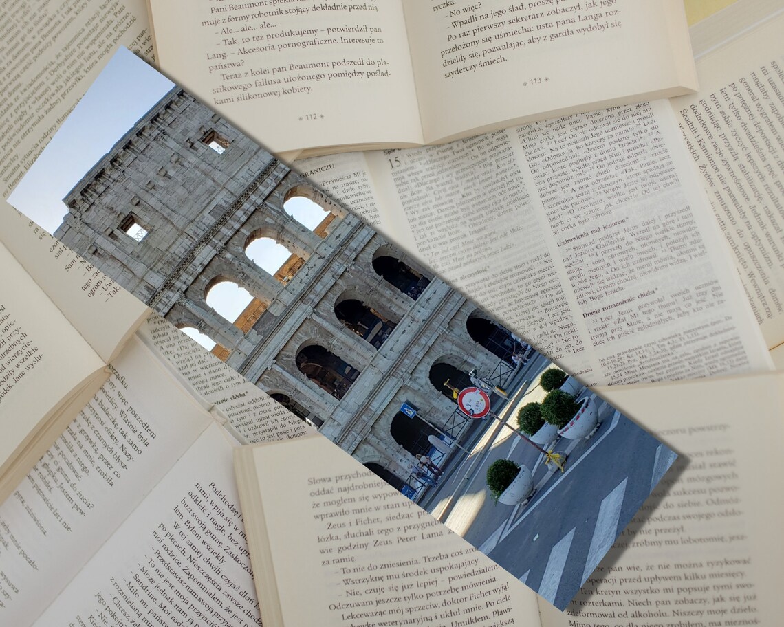 Printable Bookmarks, Digital Bookmarks, Roman Colosseum, Italy Print ...