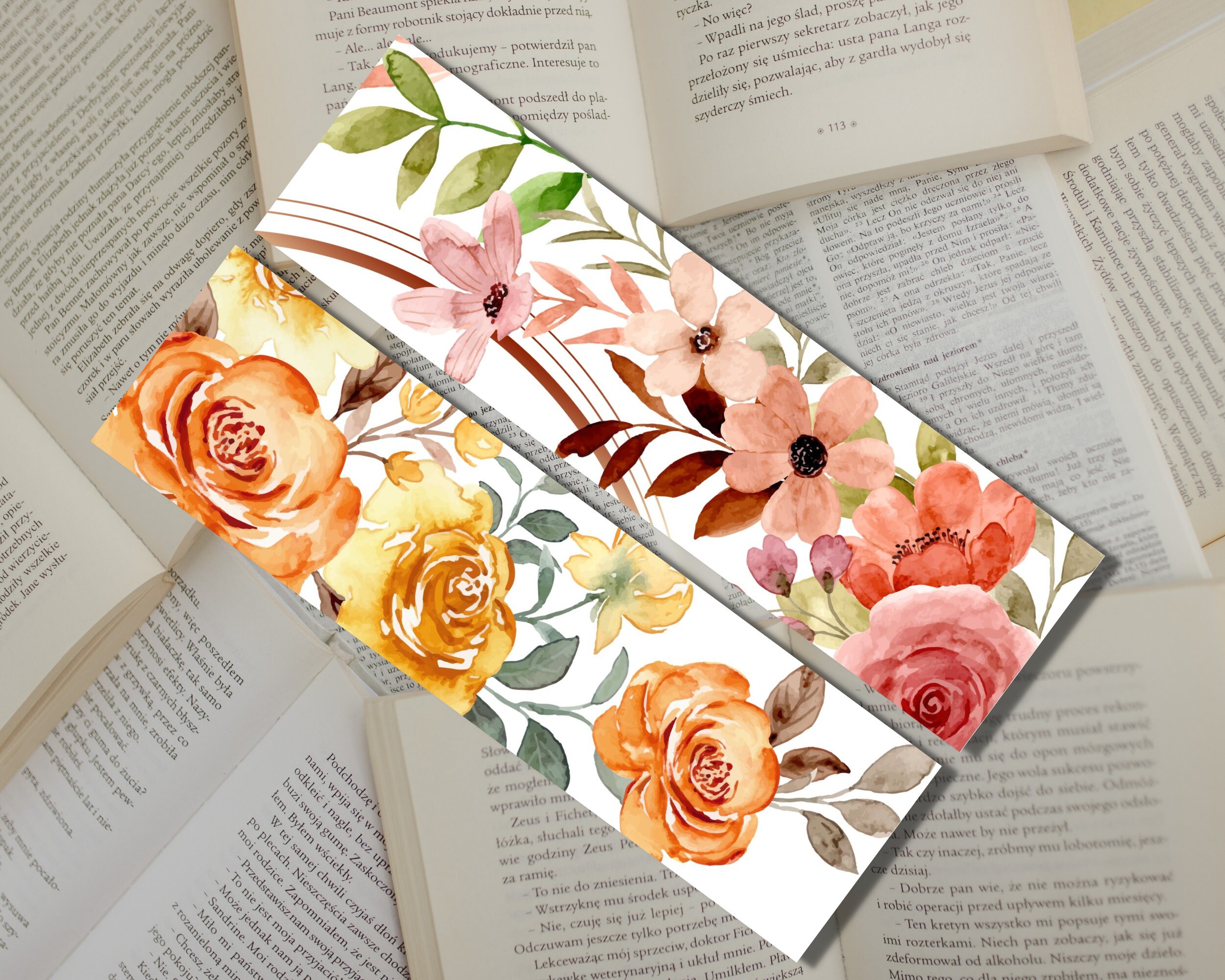 Printable Bookmarks, Bookmark Set of 10, Digital Bookmark, Reader Gift ...