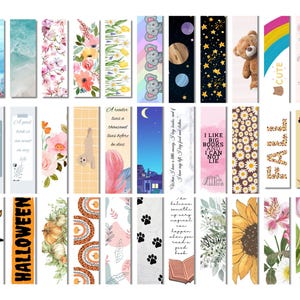 Ultimate Bookmark Bundle: Personalized, Printable, and Coloring Designs ...