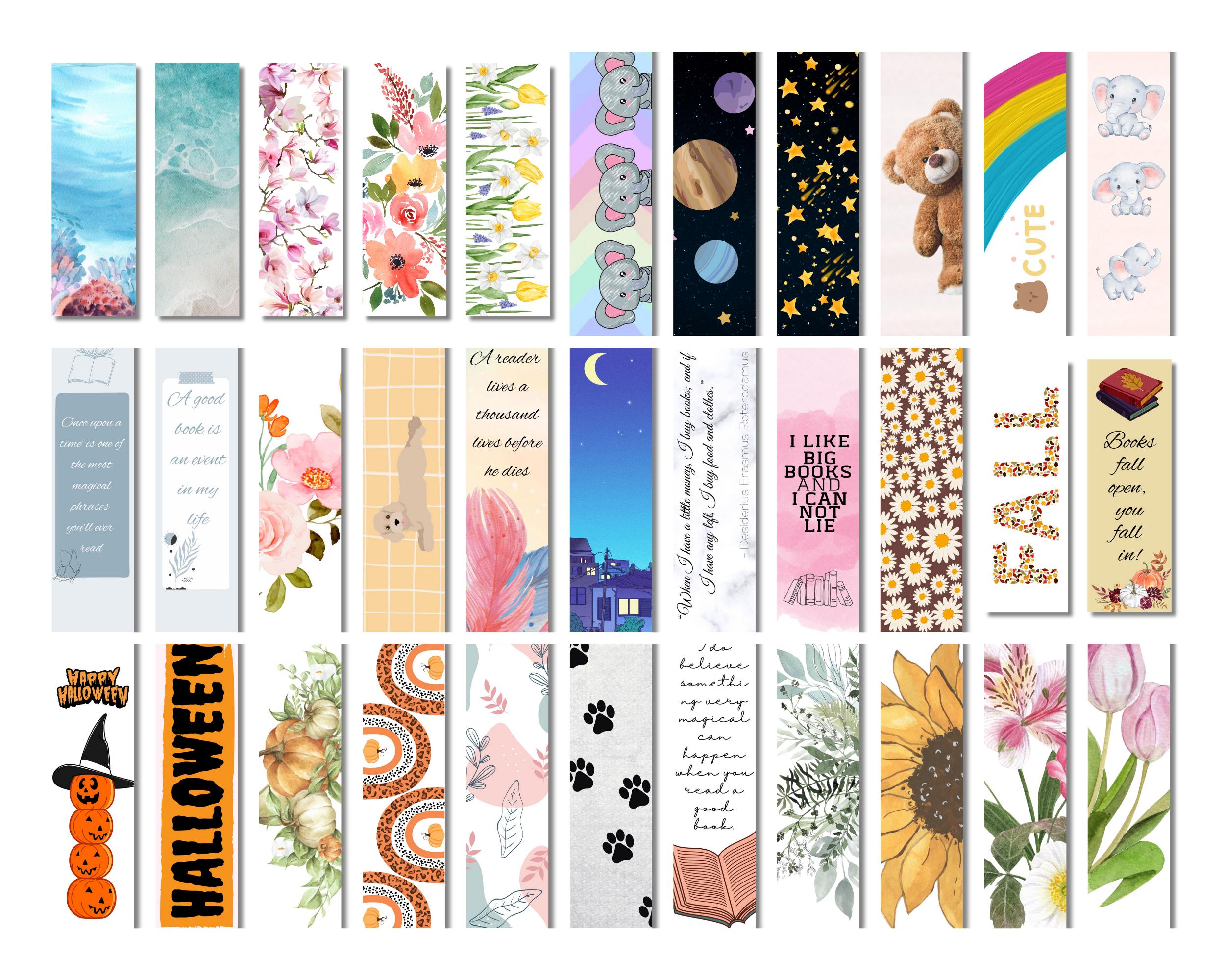Ultimate Bookmark Bundle: Personalized, Printable, and Coloring Designs ...