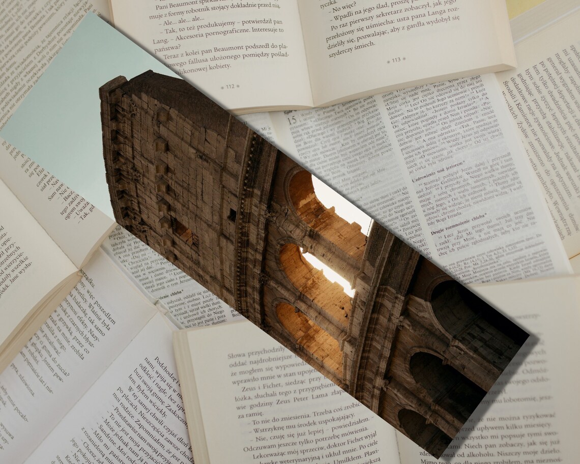 Printable Bookmarks, Digital Bookmarks, Roman Colosseum, Italy Print ...