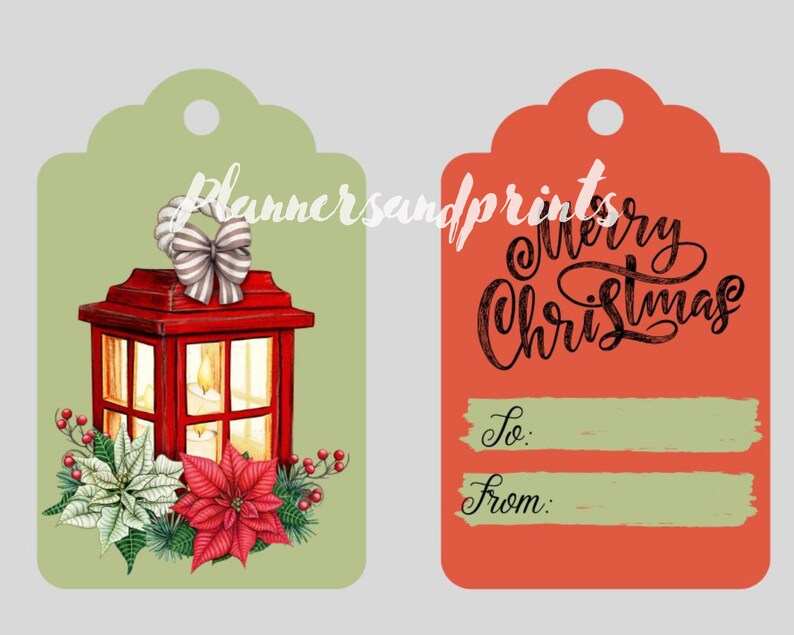 Gift Tag Printable, Merry Christmas, Printable Christmas Gift Tag ...