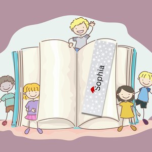 Printable Custom Bookmarks, Printable Bookmarks for Kids, Set of 4 ...