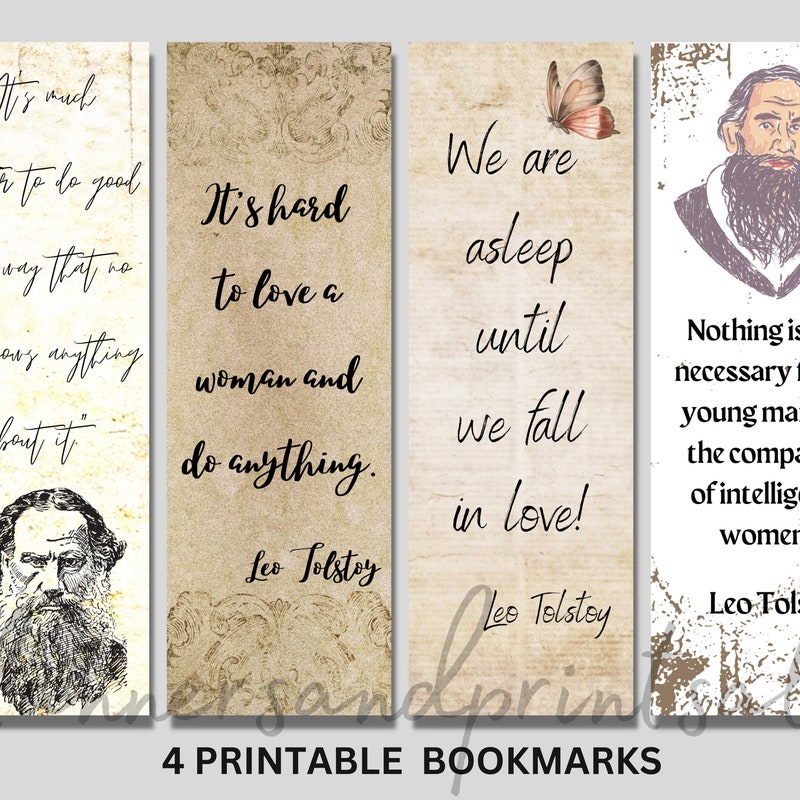 Leo Tolstoy - Etsy
