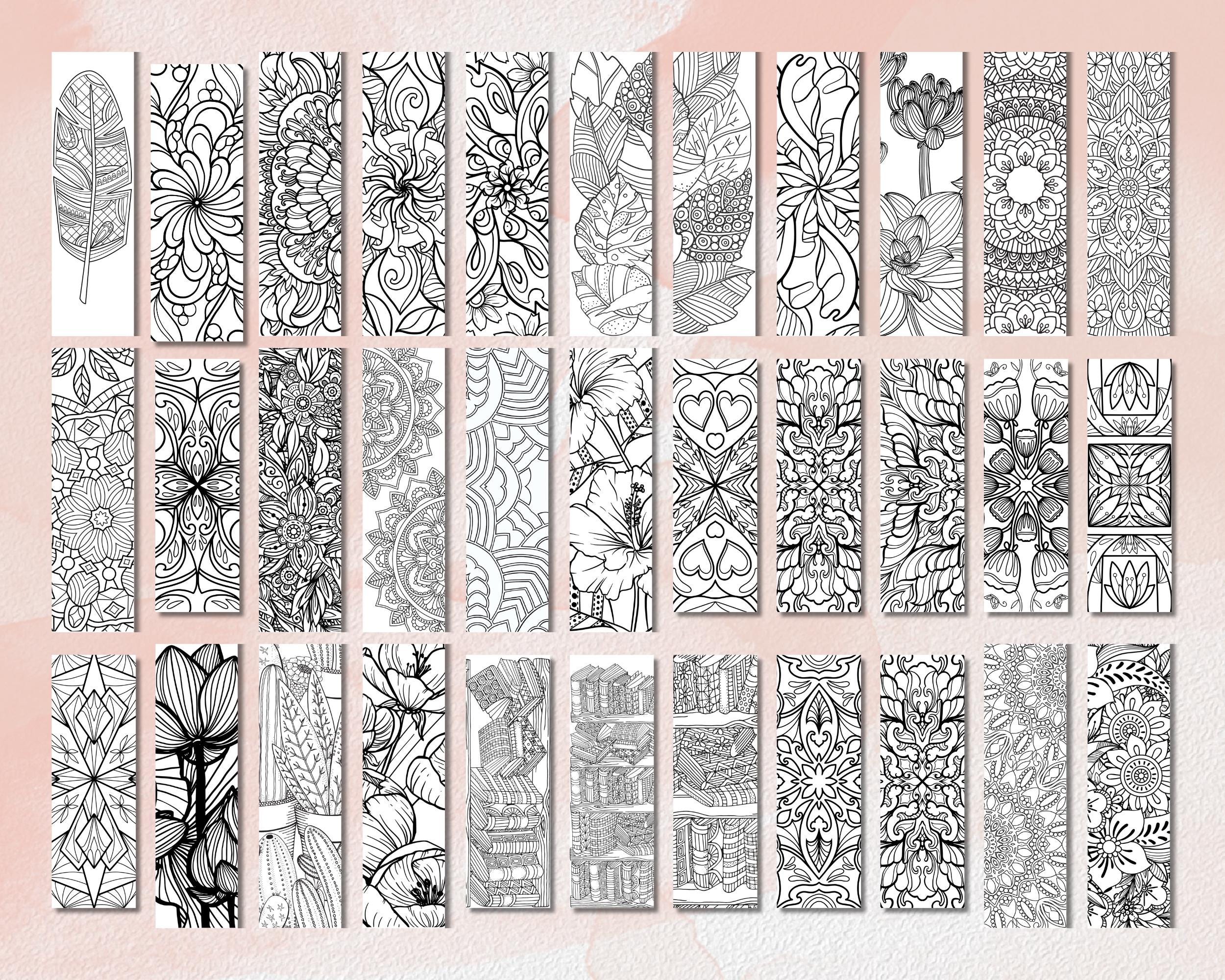 Ultimate Bookmark Bundle: Personalized, Printable, and Coloring Designs ...