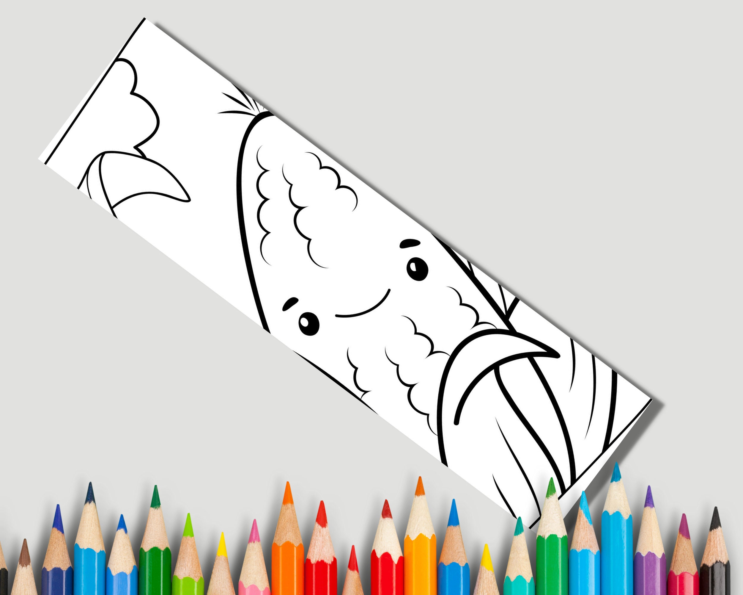 Printable Bookmark Print Vegetables Print Bookish Gift Bookmark ...