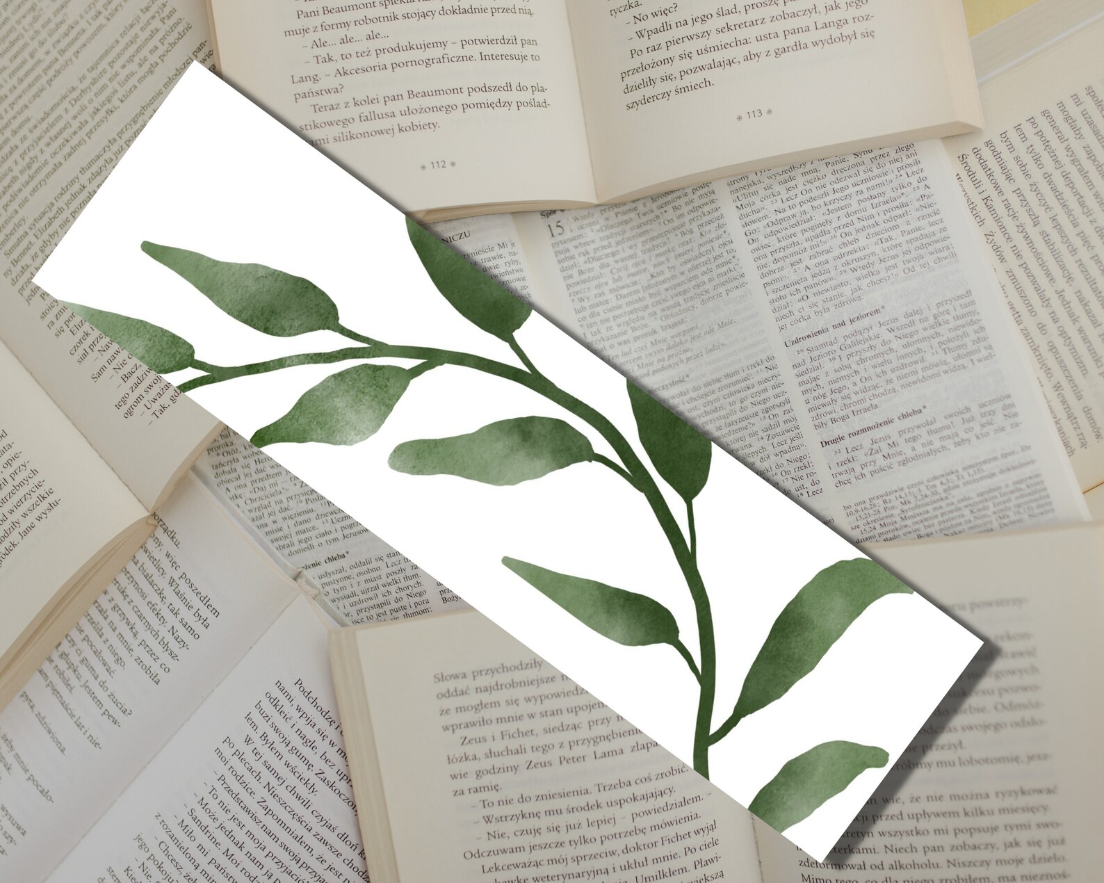 Eucalyptus Watercolor Bookmarks: Botanical Print Set of 8 (digital ...