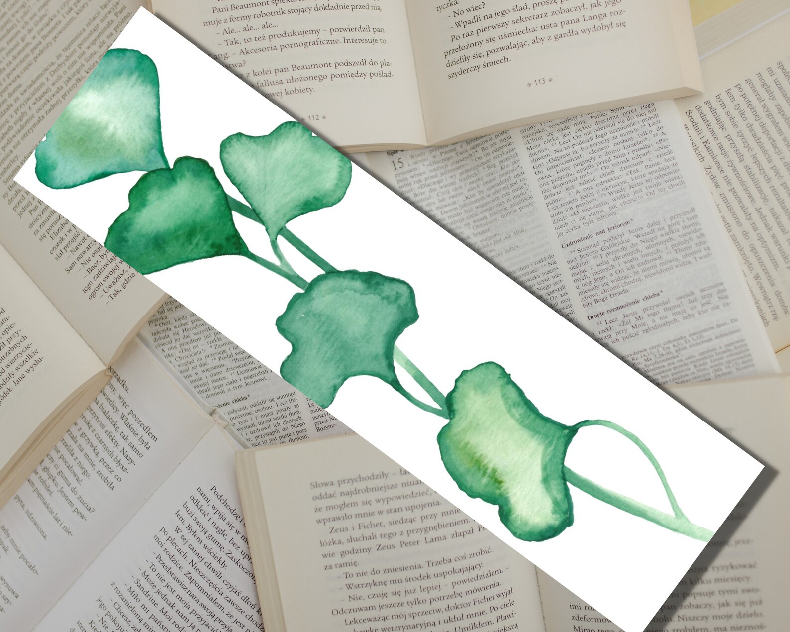 Eucalyptus Watercolor Bookmarks: Botanical Print Set of 8 (digital ...