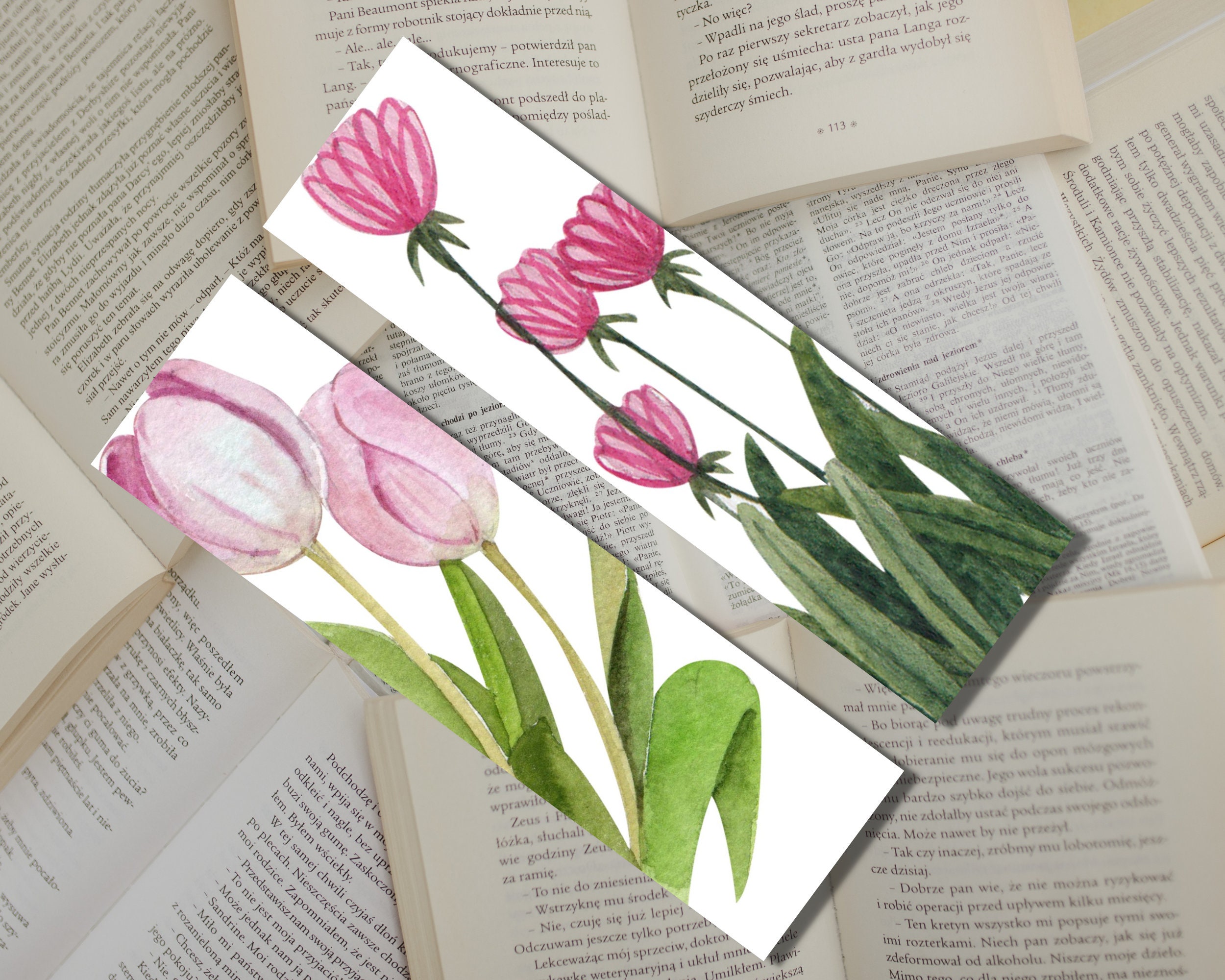 Printable Bookmarks, Botanical Print, Floral Print, Digital Bookmarks ...